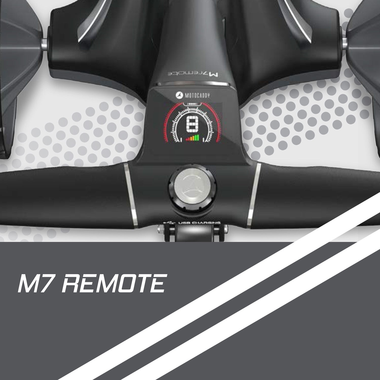 Motocaddy M7 Remote Electric Golf Trolley - The Golfather Ltd.